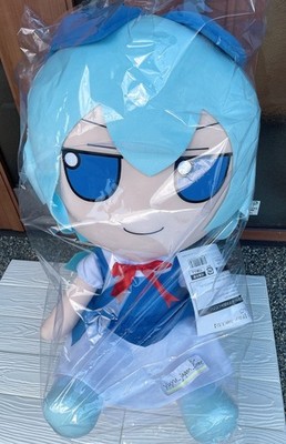 Touhou Project Cirno Plush Doll Deka Fumo Cirno EX17 Ver. 1.5 New 70cm ...
