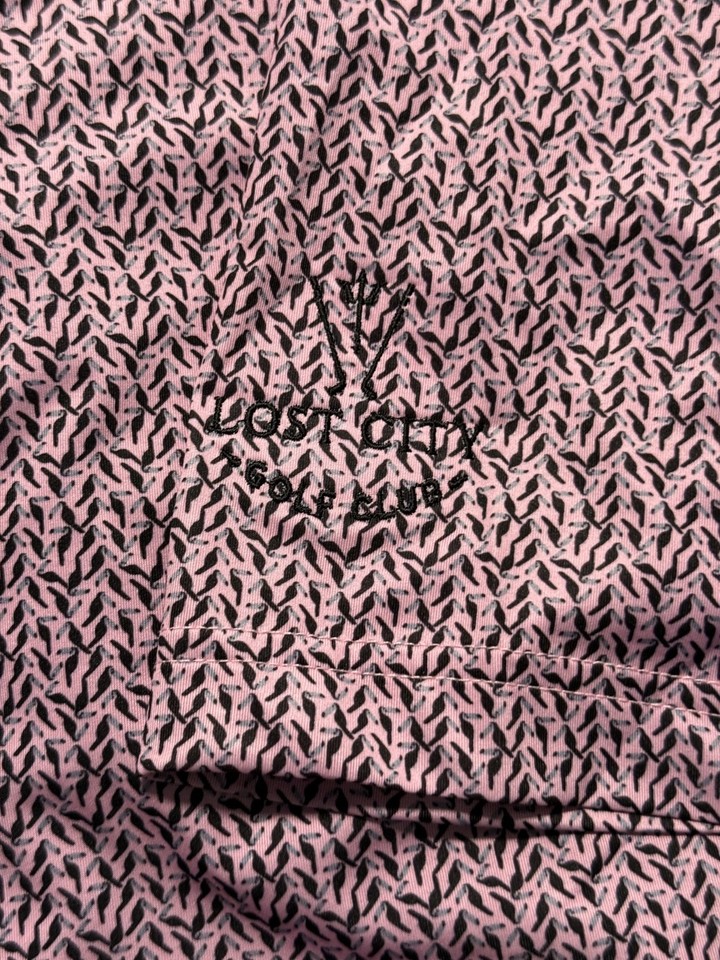 NWT MEN'S DONALD ROSS MIAMI POLO, SIZE: M, COLOR: PINK MULTI (M10.11 ...