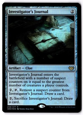 Investigator's Journal Foil R Innistrad: Crimson Vow 258 NM | eBay