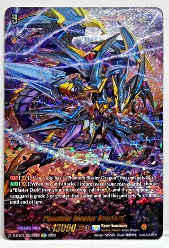 Bushiroad Cardfight Vanguard Fantôme Blaster Seigneur D-BT05/SEC02EN Sec Keter | eBay