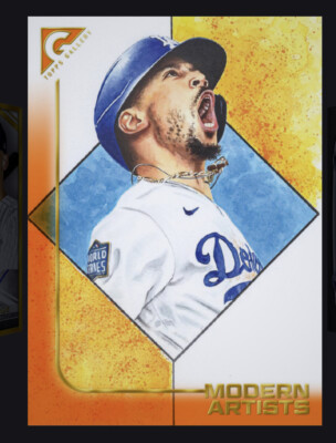 2021 TOPPS Gallery Modern Artists - MOOKIE BETTS(Topps Bunt digital ...