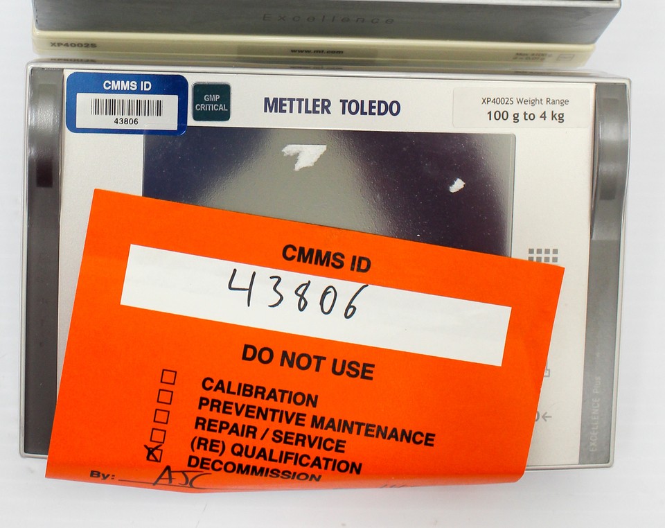 Mettler Toledo Excellence Plus XP Precision Balance XP4002S (3376688 ...