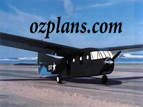 Waco CG-4A Glider 63" WS PRINTED RC MODEL AIRPLANE PLANS TEMPLATES RC ...