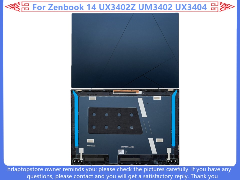 For ASUS Zenbook 14 UX3402 UX3402 LCD Back Cover / Upper Case Palmrest ...