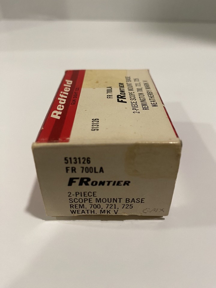 Vintage Redfield Frontier scope mount base 513126 for Rem700 LA ...