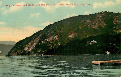 Postcard New York Rogers Rock Hotel Lake George 1912 West Side Cancel ...