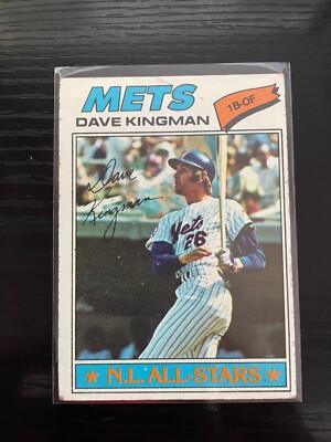 1977 Topps #500 Dave Kingman New York Mets Card 1B-OF | eBay