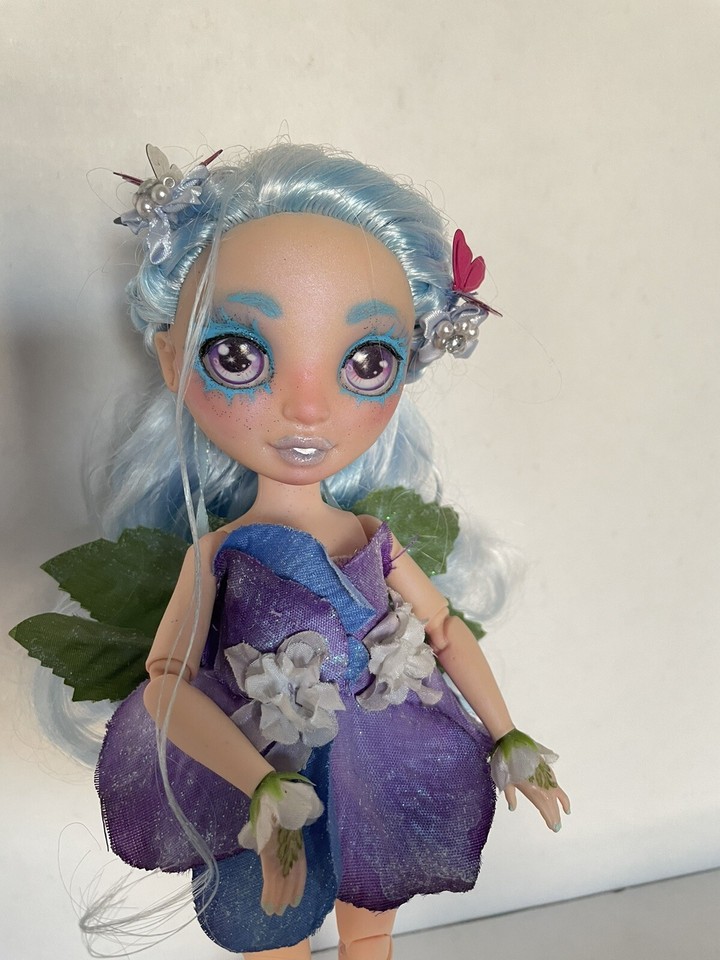OOAK Custom Magic Purple Fairy Doll Rainbow High Gabriella Icely Base ...