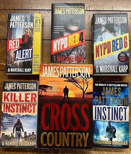 Lot of 6 James Patterson Thrilling Crime Collection | eBay