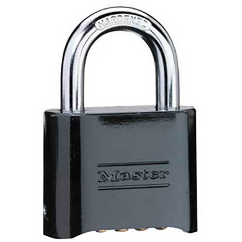 Master Lock 178DAU 51mm Black Zinc Hardened Combination Padlock | eBay ...