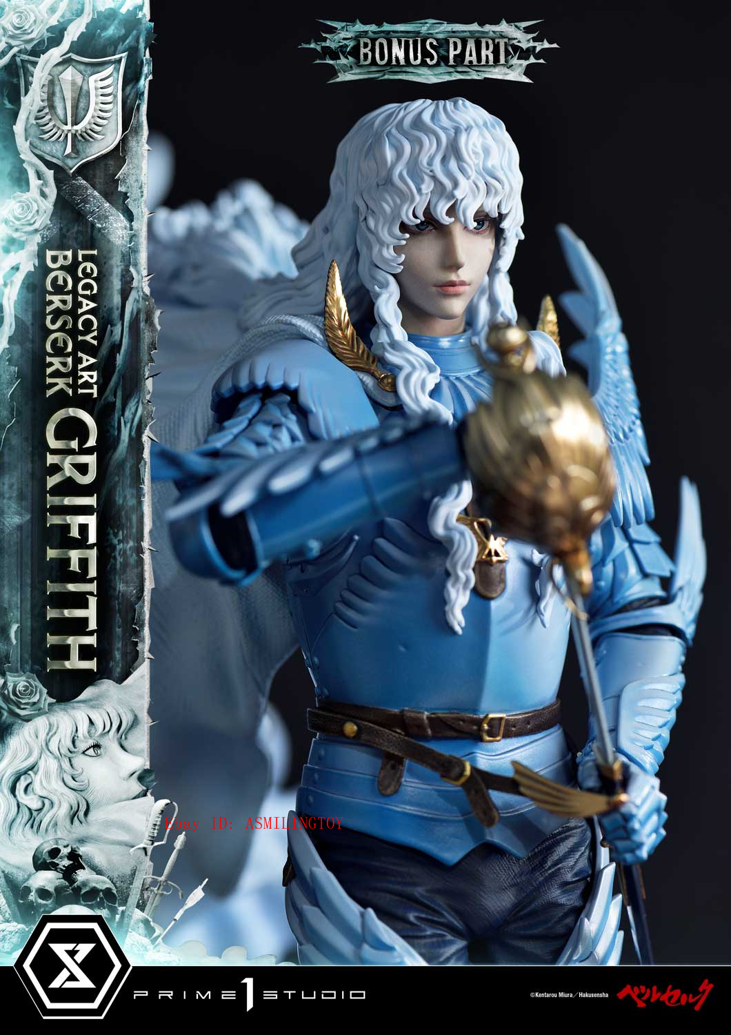 Prime 1 Studio LABR-02S Legacy Art Berserk Griffith Statue with Bonus ...