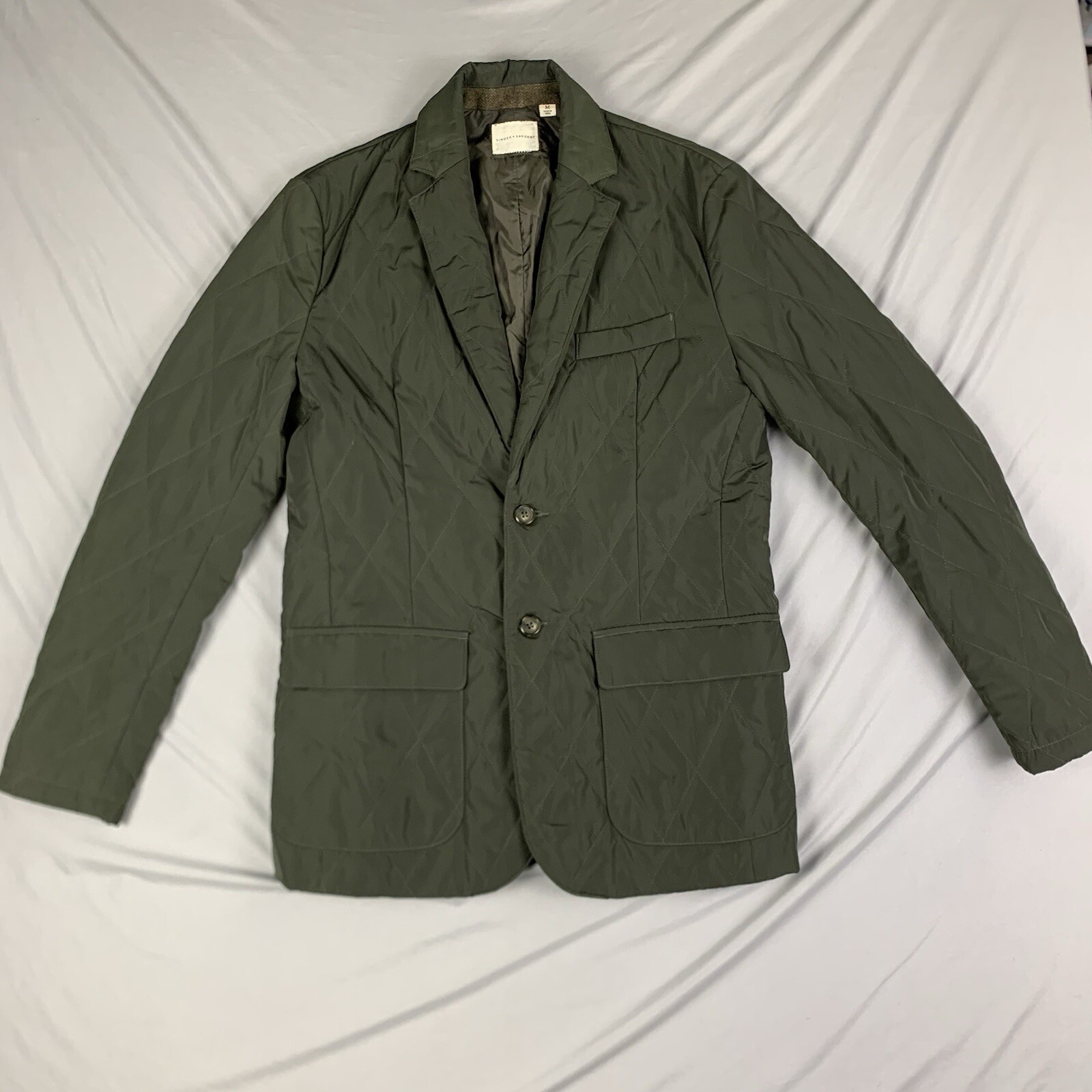 Singer + Sargent LA Sample Quilted Puffer Blazer Jack… - Gem