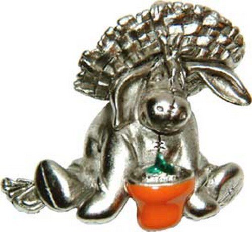 Eeyore in Gardening Hat & Pot authentic Winnie The Pooh Disney Broach ...