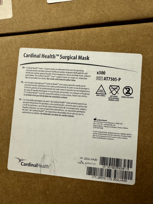 cardinal Health Surgical Mask AT7505-P | eBay