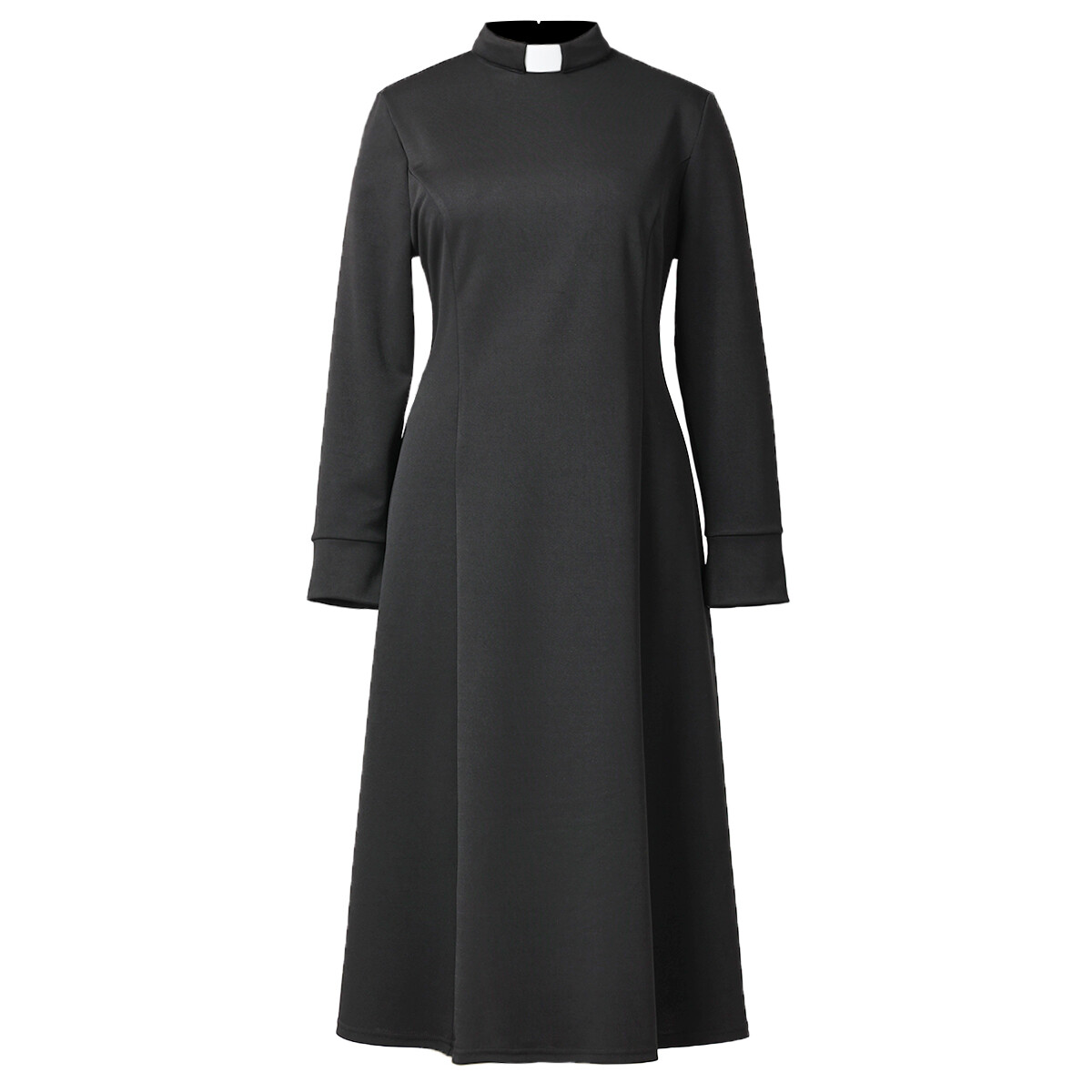 Christian Women's Clergy Dress Clerical Tab Collar Priestess Pleated ...