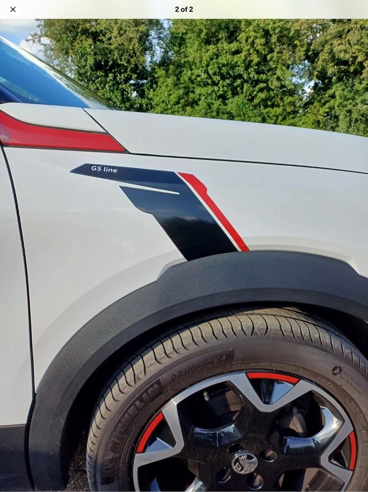 APR style Wing Fender Scuttle sideburns vinyl decal stickers car X2 ...