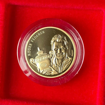 Roger Federer CHF 50 Franken Gold Coin 2020 Switzerland suisse suiza | eBay