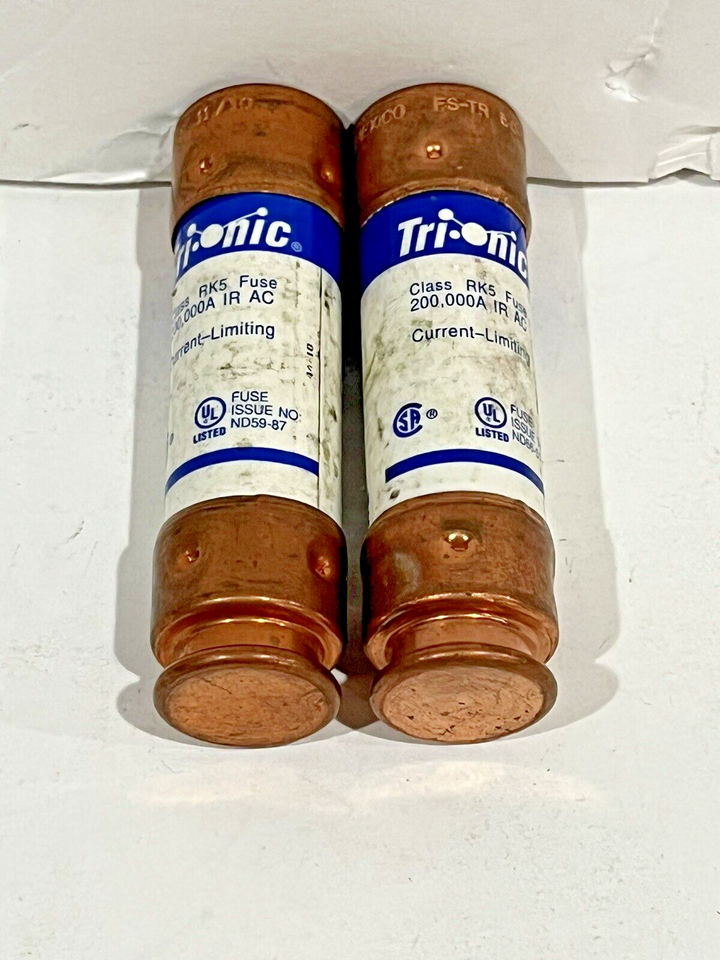 Lot 2 Ferraz Shawmut Tri-onic TR50R Dual Element Time Delay Fuse 50A ...