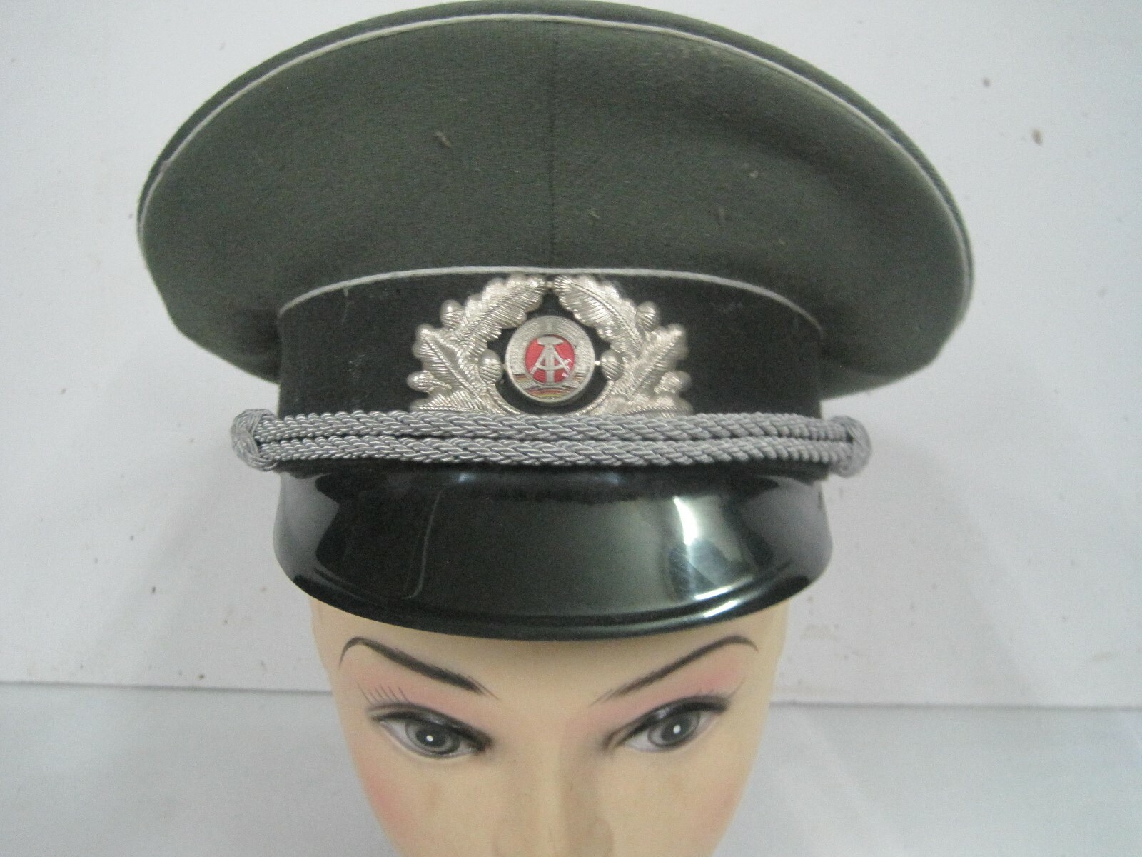 NVA Schirmmütze Offizier Grösse 56 MfS DDR FDJ -Artikel NVA Uniformen ...