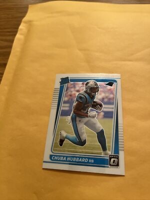 2021 Optic Chuba Hubbard Carolina Panthers Rated Rookie Free Shipping ...