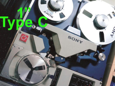 1" One Inch Type C to .MP4 VTR Video Tape Reel Digitizing File Transfer ...