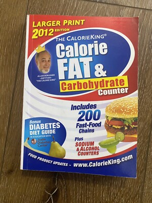 Vintage 2012 The CalorieKing Calorie Fat & Carbohydrate Counter Book | eBay