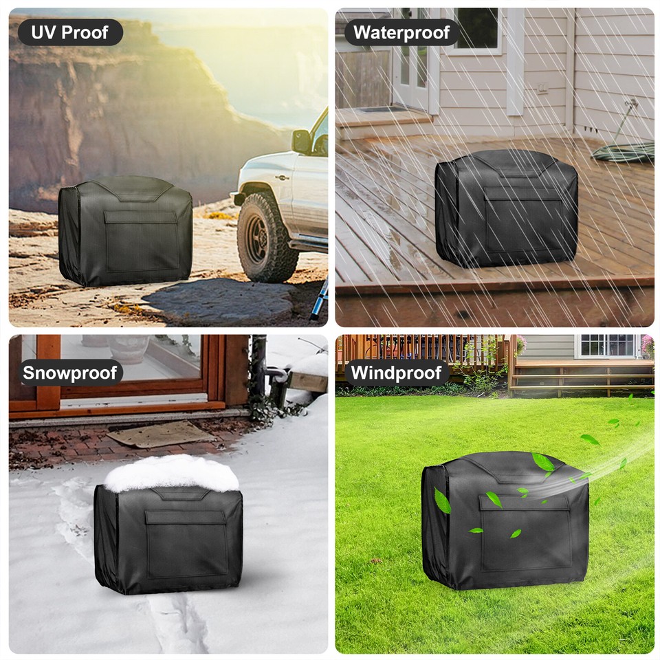 Waterproof Generator Cover Heavy Duty, Portable Outdoor Storage Cover ...