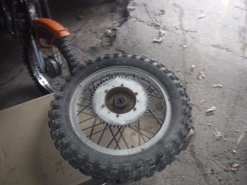 Bultaco Pursang 250 1973-74 MK7 vintage ARMHA Akront 18 inch rear wheel ...