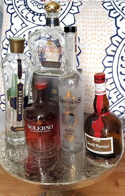 Unusual Pretty! Unique! Alcohol Bottles Various Shapes & Makers Full ...