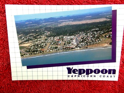 AERIAL VIEW OF YEPPOON CAPRICORN COAST QUEENSLAND COLOUR POSTCARD [5O ...