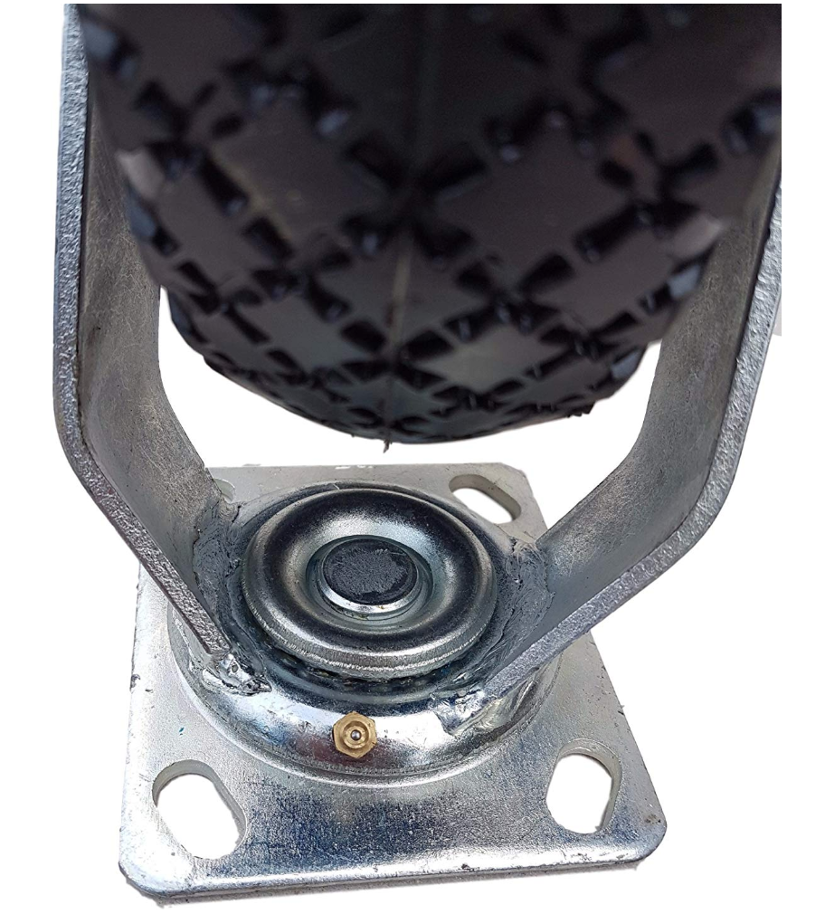 Steering Roller 260 x 85mm | 3.00-4 Air Wheel Steel Rim Silver Carrier ...