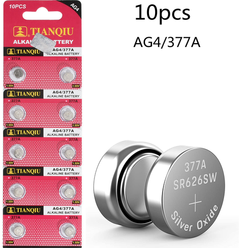 SR626SW 377 377A 376 AG4 LR626 1.55V Battery for Watch Batteries ...