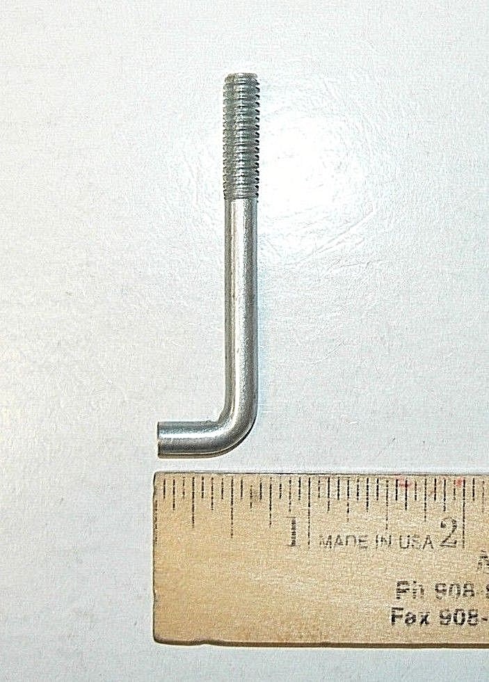 1/4"-20 X 2 1/2" Bent Anchor Bolts - Zinc Plated -w/Nuts & Flat Washers ...