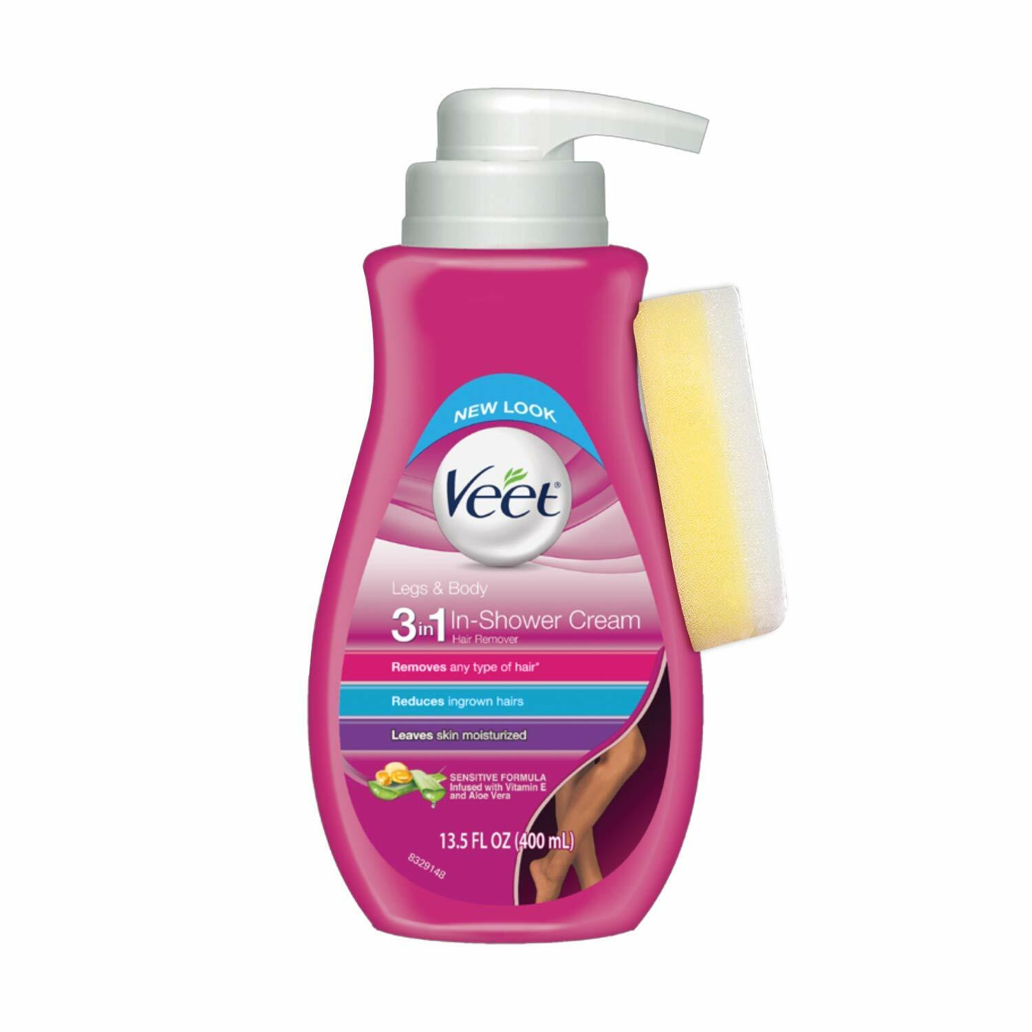 Pack of (6) New Veet Botanic Inspirations In Shower Cream, 13.5 fl Oz ...