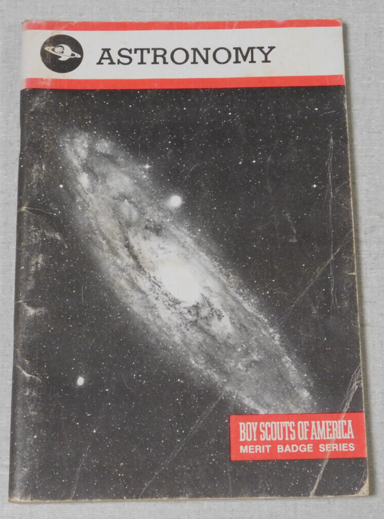 Boy Scouts of America Merit Badge Series book Astronomy 1982 printing ...