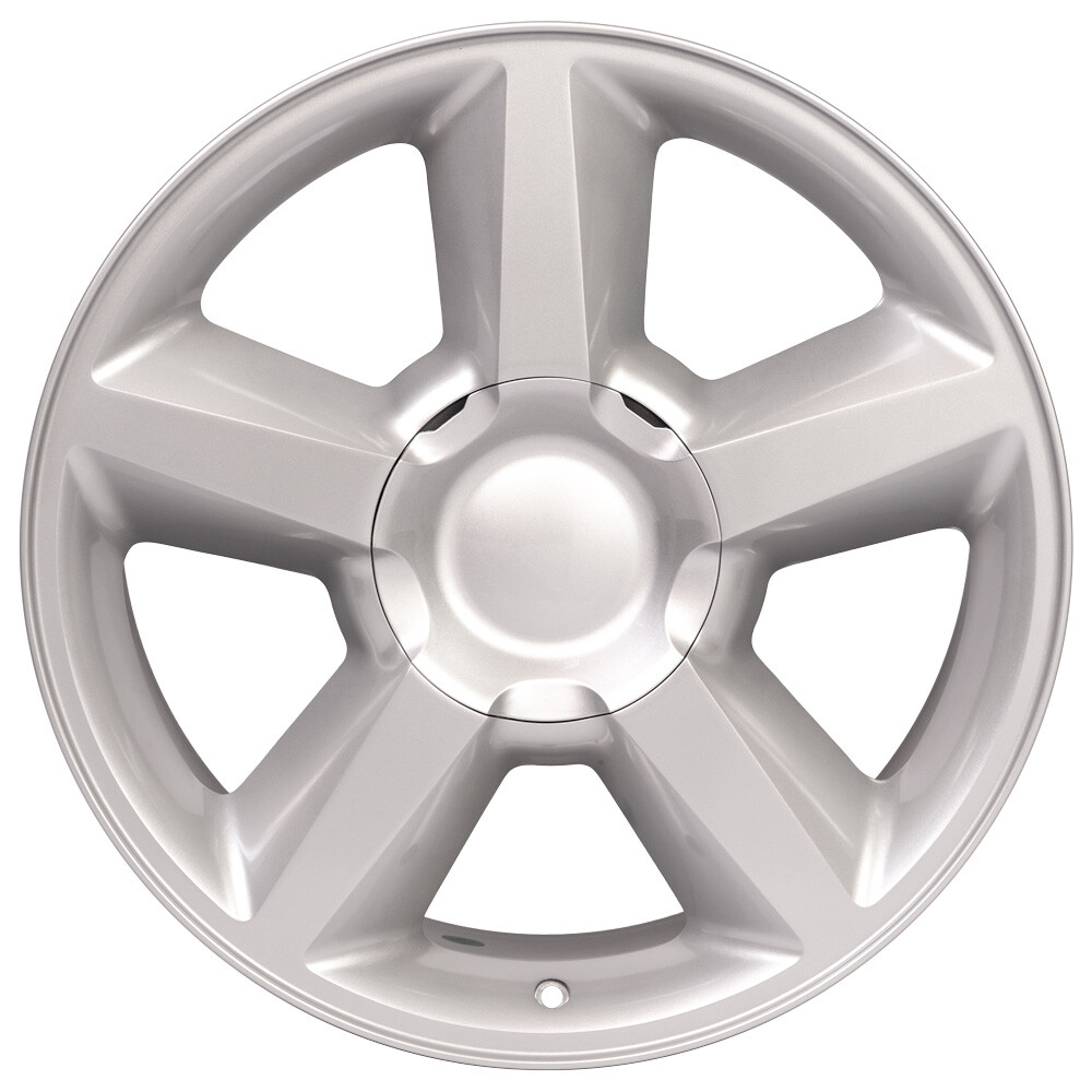 5308 Silver 20 inch Wheel 5 Spoke 6 Lug Fits Chevy GMC Cadillac | eBay