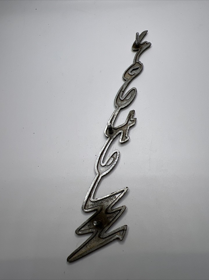 Vintage Mercury Meteor Sedan OEM Front Fender Meteor Script Emblem C3YB ...