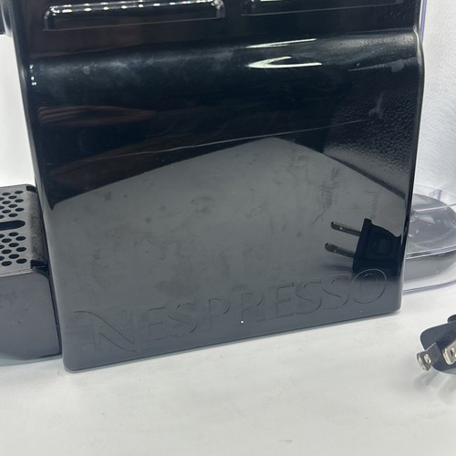 Nespresso Inissia D40 Black Corded Electric 1200W Single Serve Espresso ...