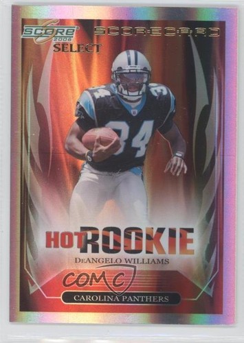 2006 Score Select Hot Rookies Scorecard /125 DeAngelo Williams #6 RC | eBay