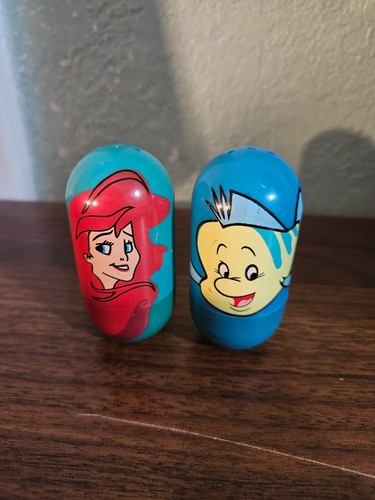Little Mermaid #4 Ariel #20 Flounder Kellogg's Disney Weeble Wobble ...