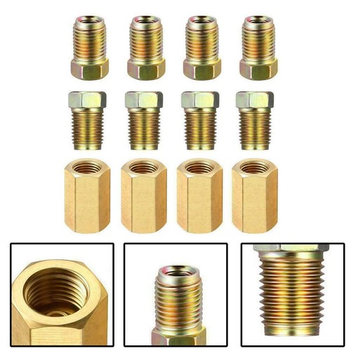 12 Piece Set of 316 Brake Line Repair Tube Fittings with Female Union ...