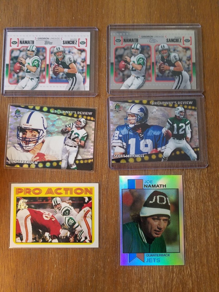 70 Different Joe Namath Cards. Largest JOE Lot On Ebay New York jets | eBay