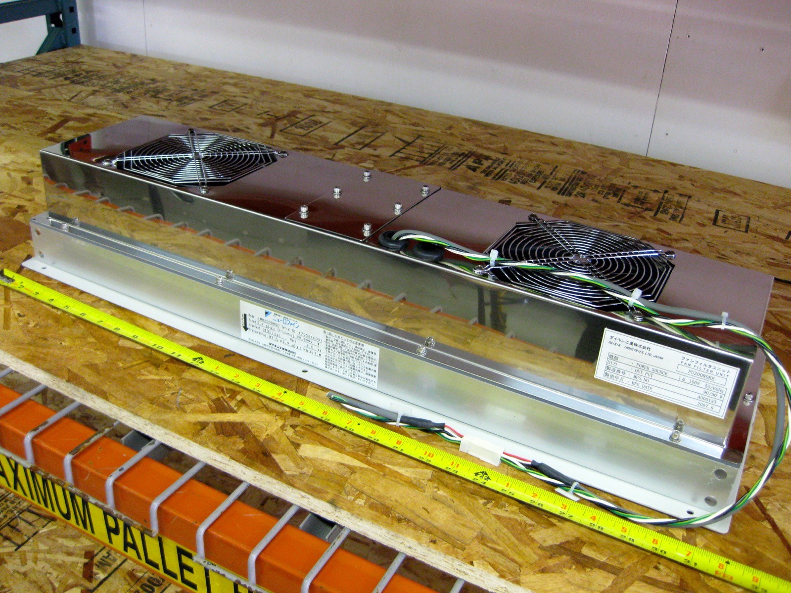 Daikin AC Fan Hepa Filter Cabinet Stainless Polypropolene Media Paint Booth | eBay