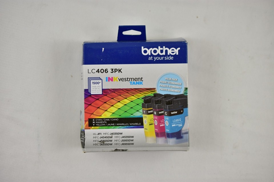 Brother LC406 C/M Standard Yield Ink Cartridge Genuine LC406 2PK NO ...