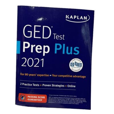 Kaplan GED Test Prep Plus 2021 Book 9781506266251| eBay