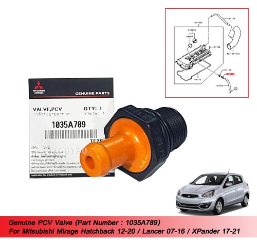 PCV Valve 1035A789 For Mitsubishi Mirage 12-20 Lancer 07-16 Xpander 17 ...