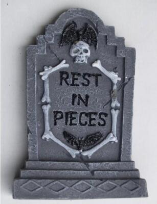 Halloween 6" Resin Tombstone (7 Different) | eBay