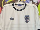 England 1999 2000 Home Shirt Football Soccer Jersey World Cup Umbro ...