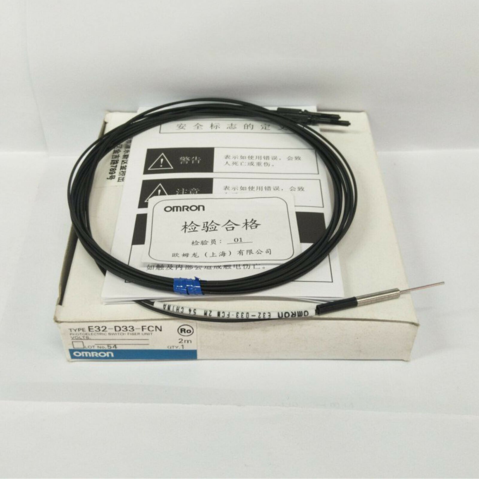 1PC new omron IN BOX Photoelectric Switch Fiber Unit E32-D33-FCN | eBay