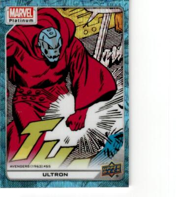 2023 Marvel Platinum #166 Ultron Blue Surge Refractor | eBay